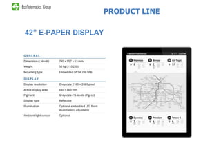 E-paper bus stop solutions | PDF