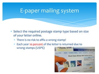 E-paper mailing system | PPTX