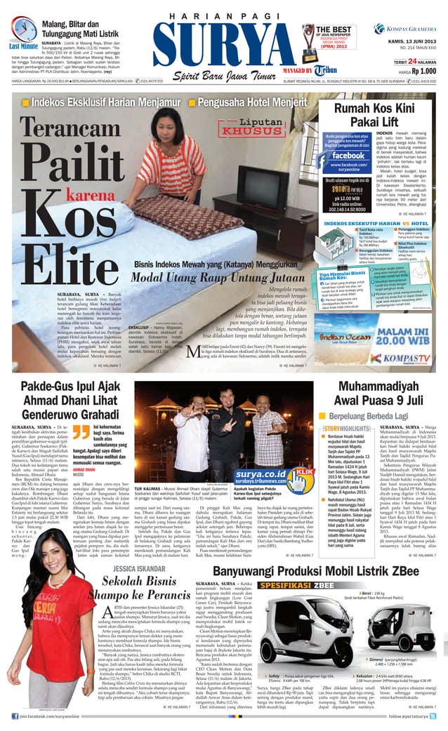 Epaper Surya 13 Juni 2013 | PDF