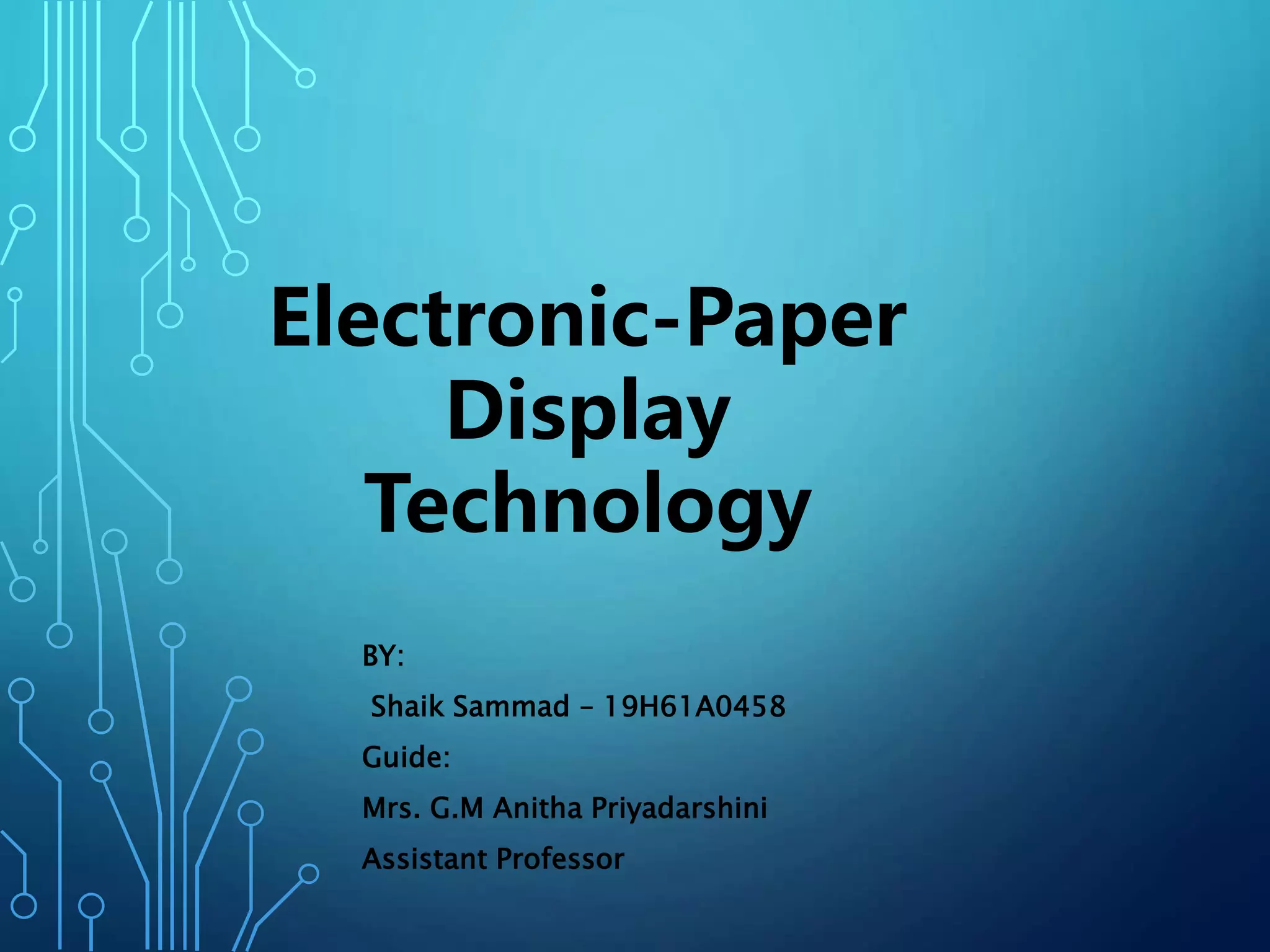 E-Paper Technology ppt.pptx