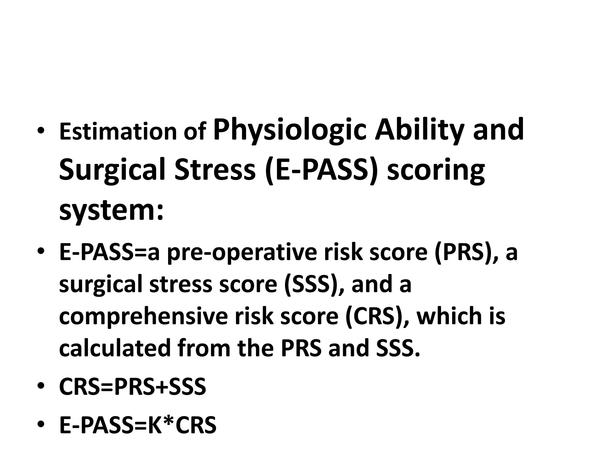 E pass scoring | PPT