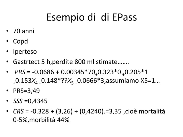 E pass scoring | PPT | Heart and Cardiovascular Diseases | Diseases and ...
