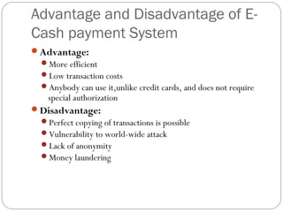 E payment | PPT