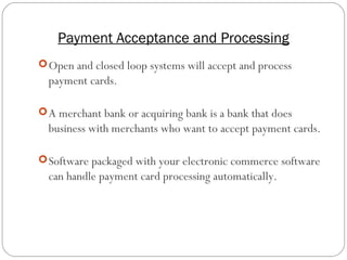 E payment methodss | PPT