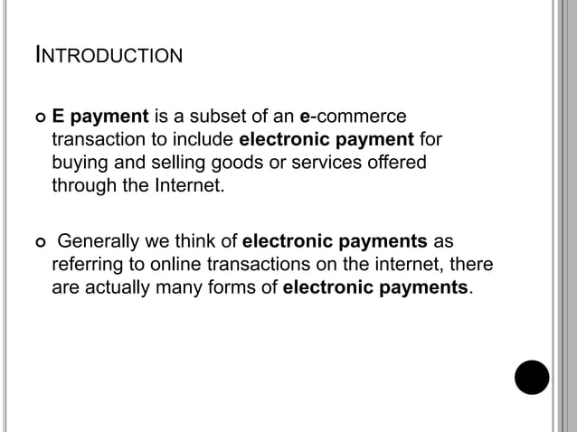 E-payment Systems .pptx