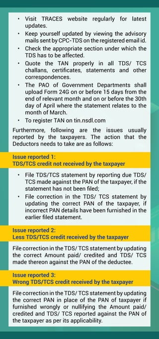 WORRIED ABOUT PROPER CREDIT OF INCOME TAX DEDUCTED/COLLECTED? | PDF