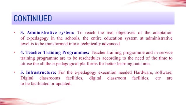 E pedagogy a conditional promise to indian education system & its ...