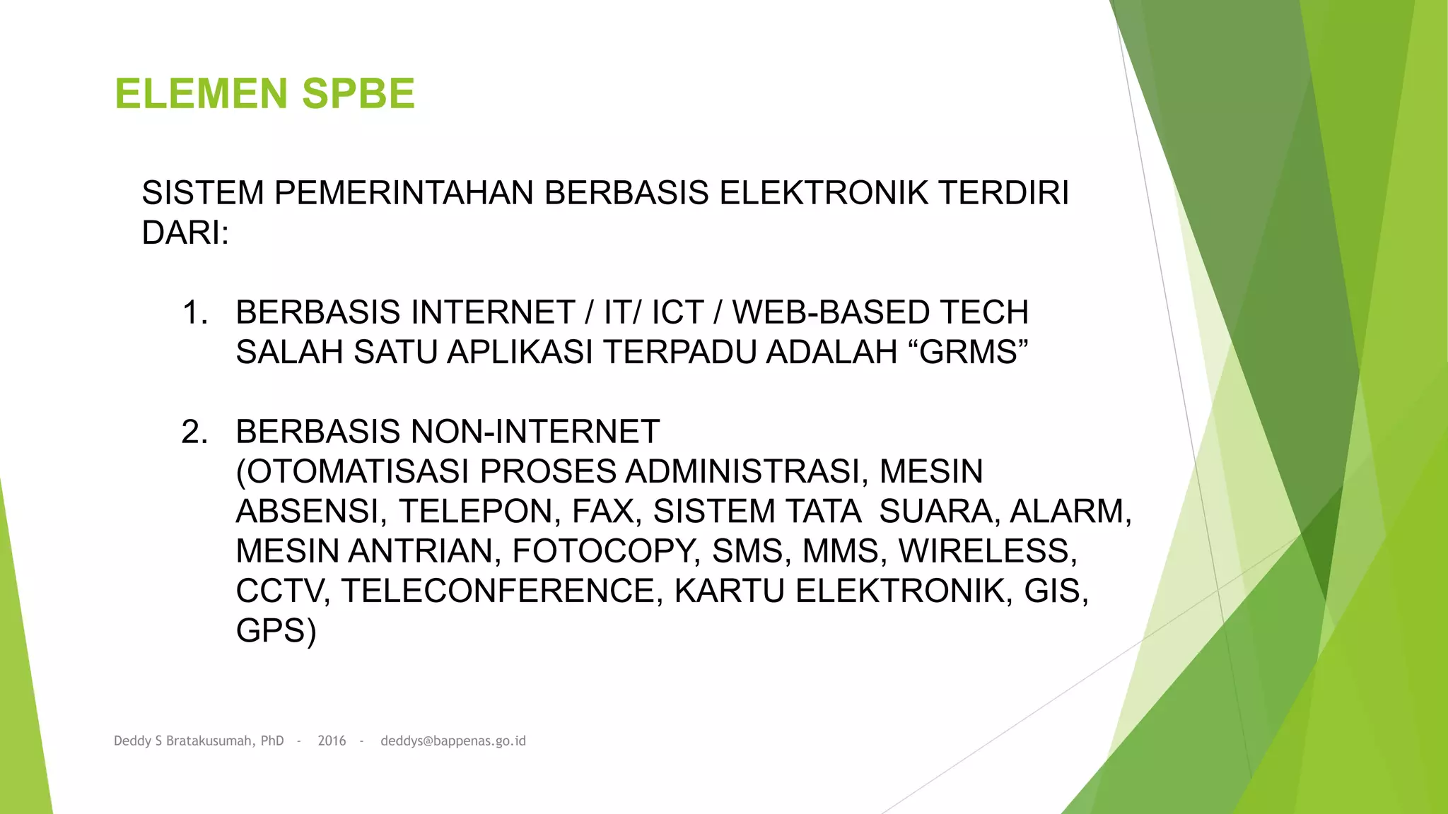 e-Planning and e-Budgeting Policy in Indonesia | PPTX