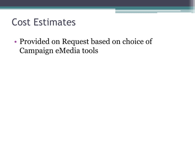 E Political Campaign Strategy Too Ppt