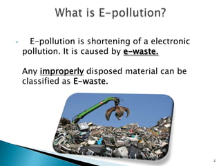 E pollution | PPTX