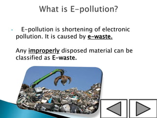 E pollution | PPTX