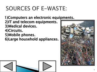 E pollution | PPTX | Environmental Services Industry | Industries