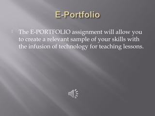 E portfolio Design and Creation | PPT | Education