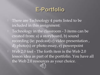 E portfolio Design and Creation | PPT | Education