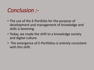 E-Portfolio | PPTX