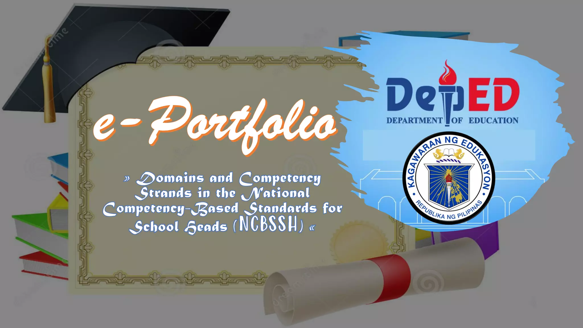 E portfolio on the Domains and Competency Strands in the National ...