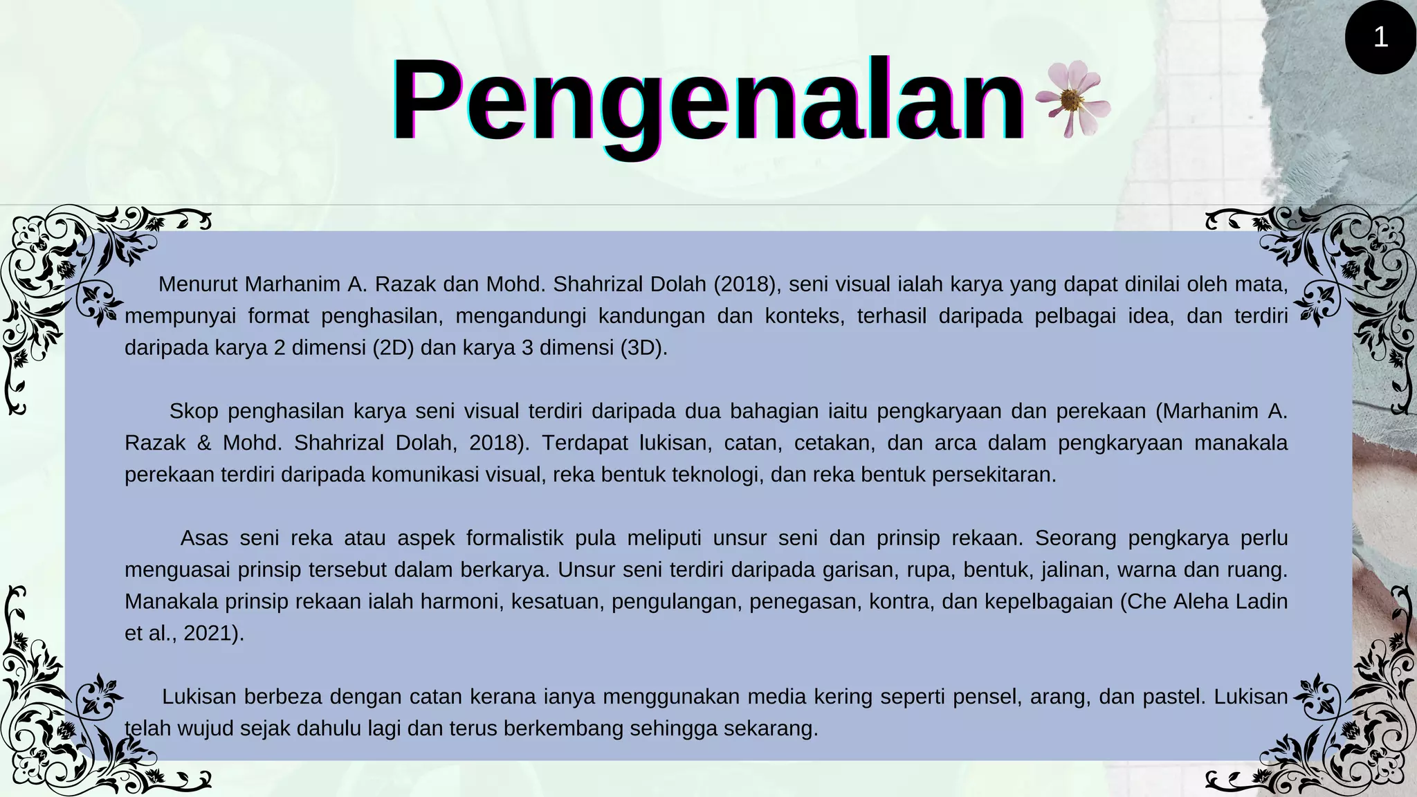 E-Portfolio Asas Seni Lukisan (PSVK1084) | PDF