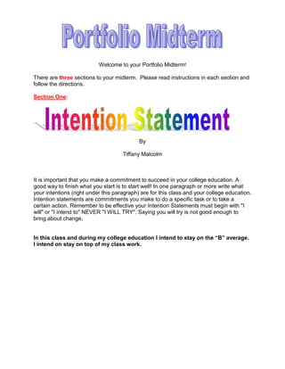 E portfolio midterm-doc | PDF