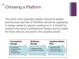 E portfolio platforms | PPT