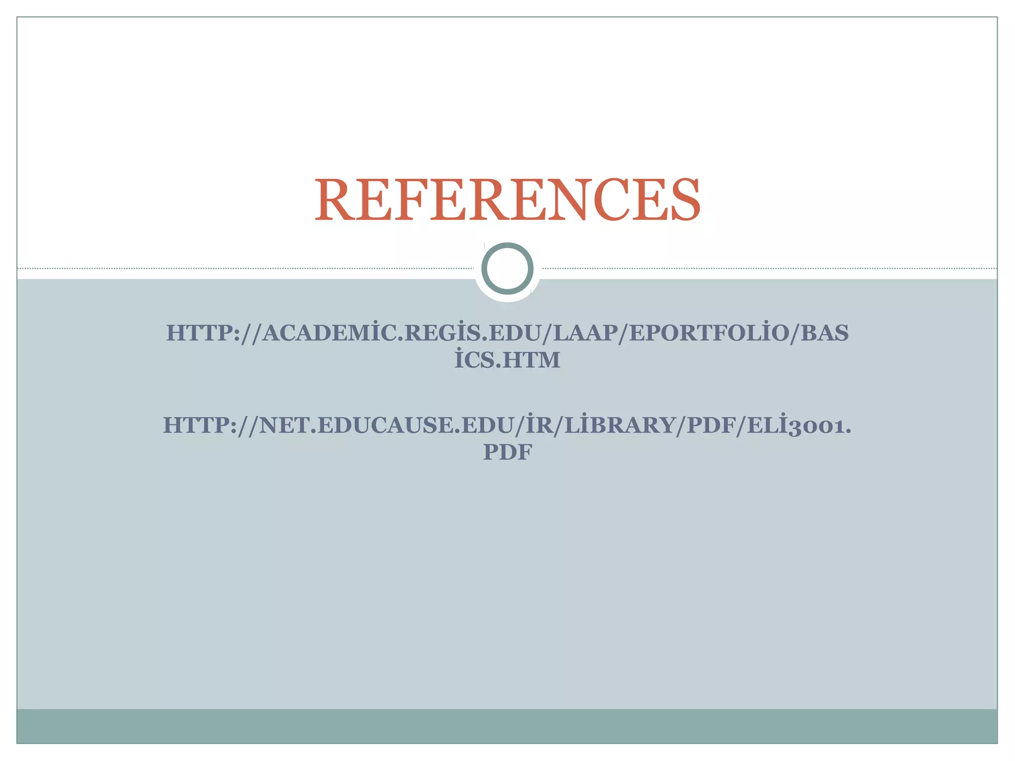 E portfolio presentation | PPT