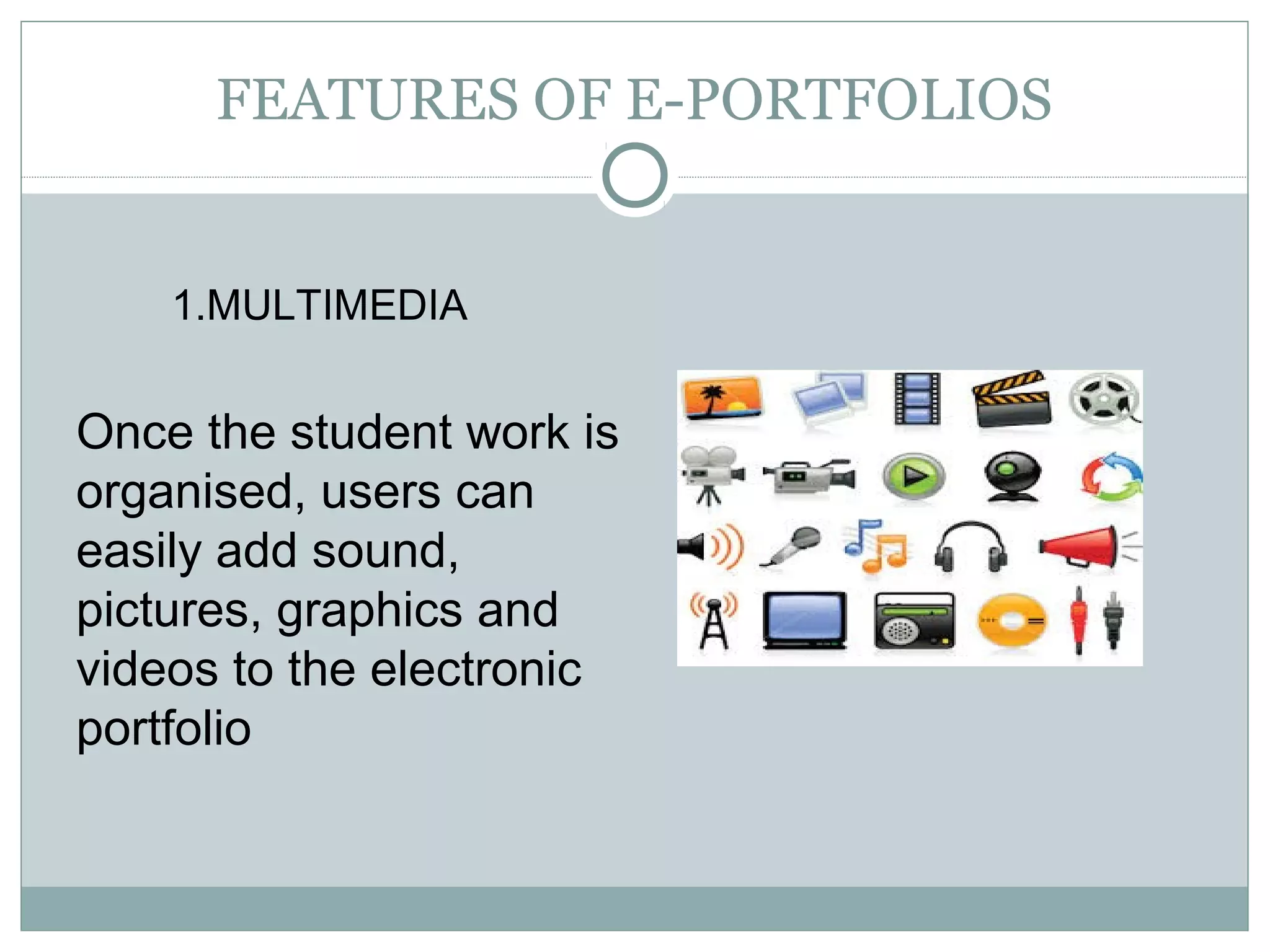 E portfolio presentation | PPT