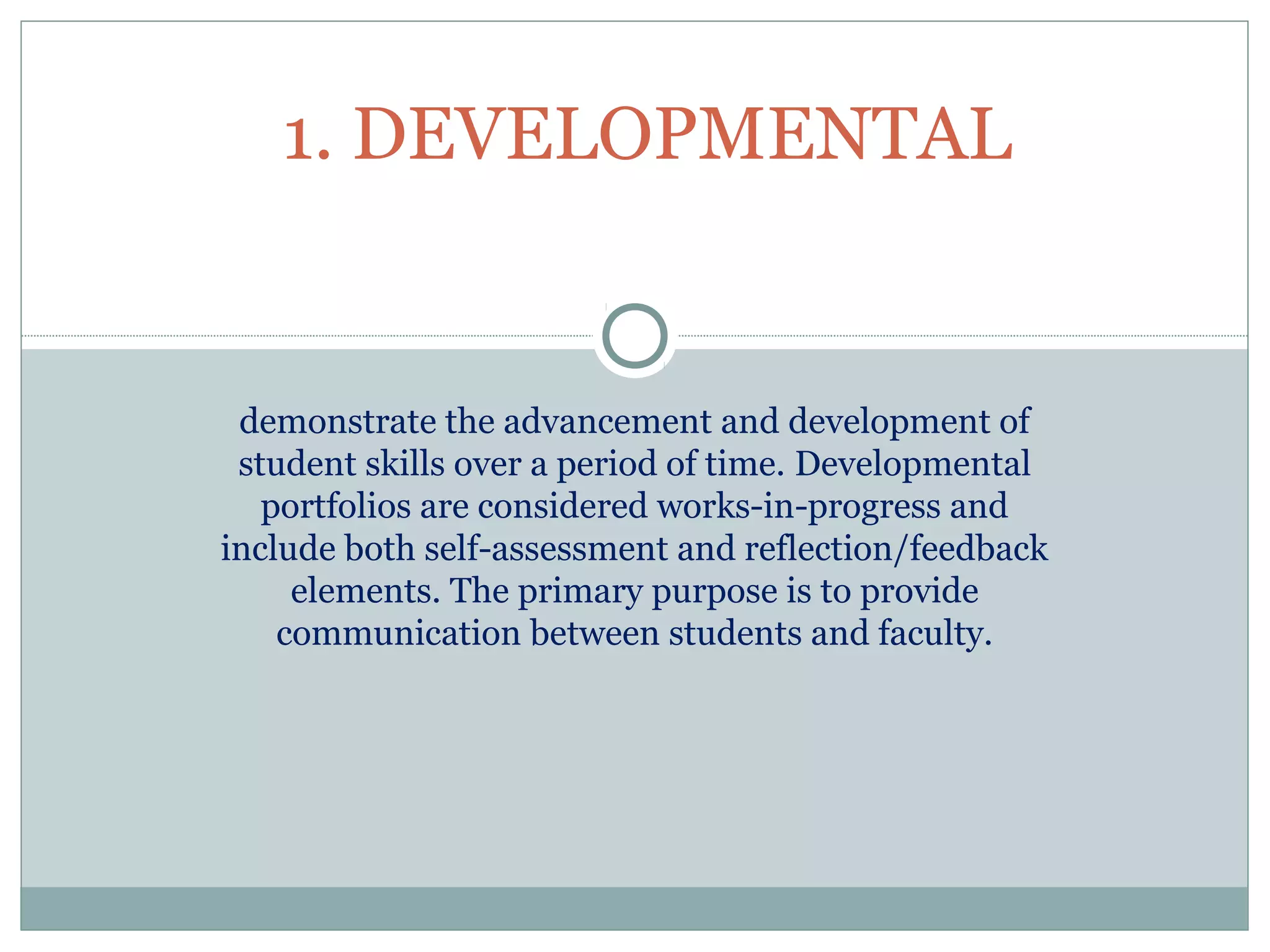 E portfolio presentation | PPT