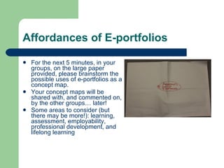 An Introduction to E-Portfolios | PPT