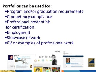 E portfolios atc overview | PPTX