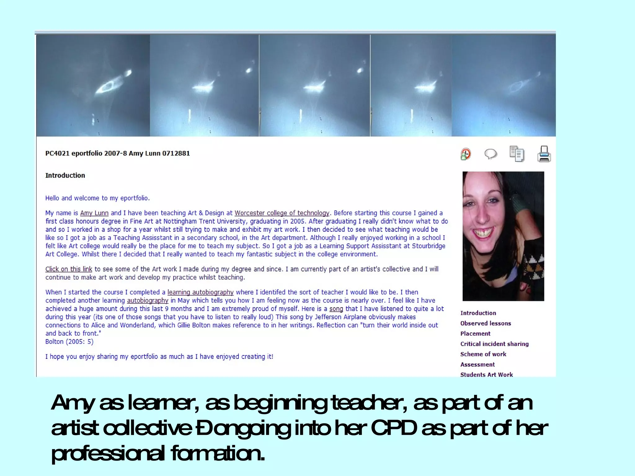 Implementing successful e-portfolio-based learning | PPT