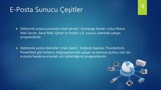 E Posta Sunucusu | PPTX