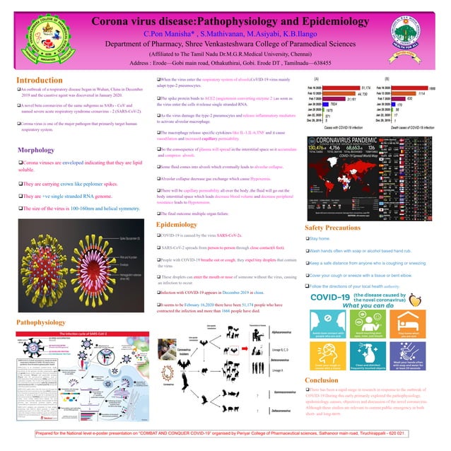 Pathophysiology and epidemiology of COVID-19 e poster | PDF ...