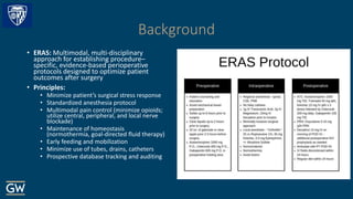 Effect of the Enhanced Recovery After Surgery (ERAS) | PPTX | Physical ...