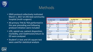 Effect of the Enhanced Recovery After Surgery (ERAS) | PPTX | Physical ...