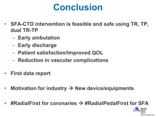E-poster10 Patel aimradial20170922 Radial pedal SFA CTO | PPT