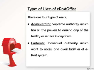 E post office system | PPTX