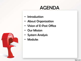 E post office system | PPTX