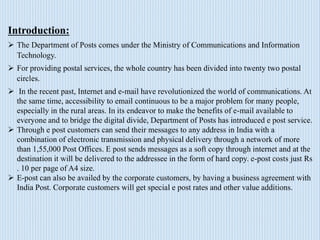 E post office system | PPTX
