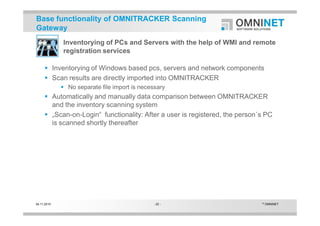 OMNITRACKER Core Components | PPT