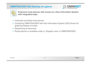 OMNITRACKER Core Components | PPT