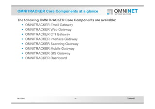 OMNITRACKER Core Components | PPT
