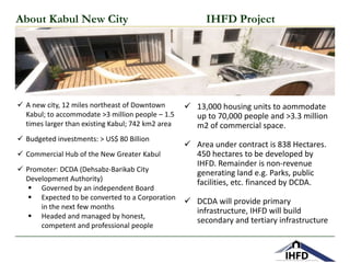 E presentation - new kabul city project short - expooilgas | PPTX ...