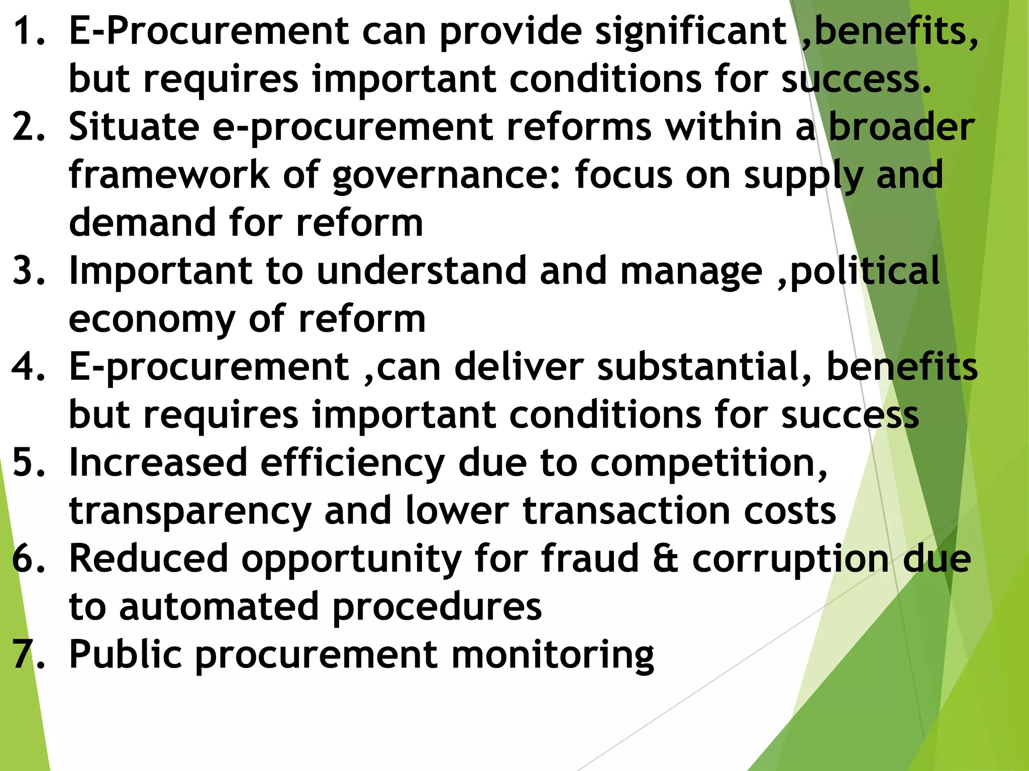 e-Procurement in Indian Government | PPTX