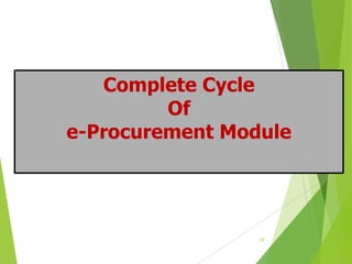e-Procurement in Indian Government | PPTX