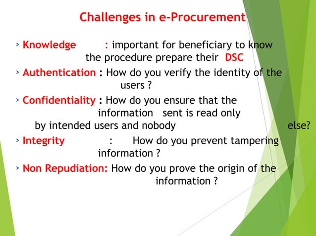 e-Procurement in Indian Government | PPTX