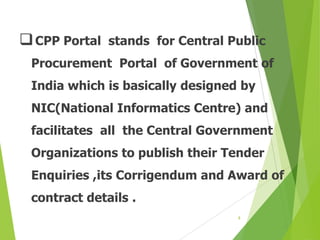 e-Procurement in Indian Government | PPTX