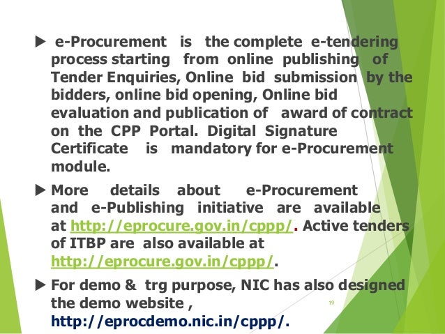 e-Procurement in Indian Government