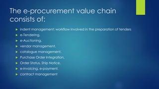 E procurement | PPTX