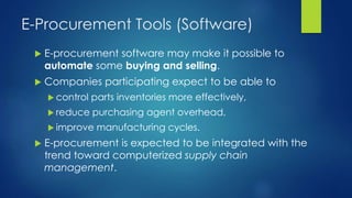 E procurement | PPTX