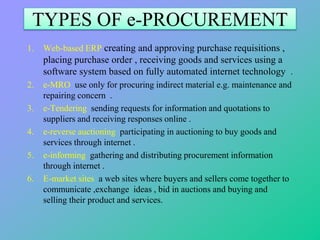 E procurement | PPTX