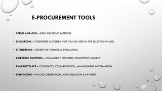 E-Procurement and Process of E-Procurement | PPTX